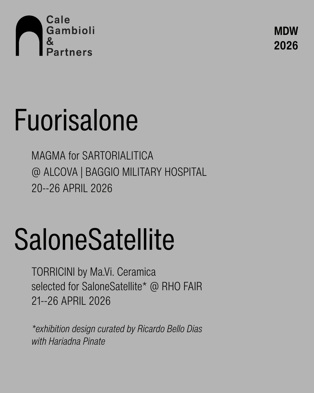 Studio Cale - Progettazione oggetti, arredi e complementi di design